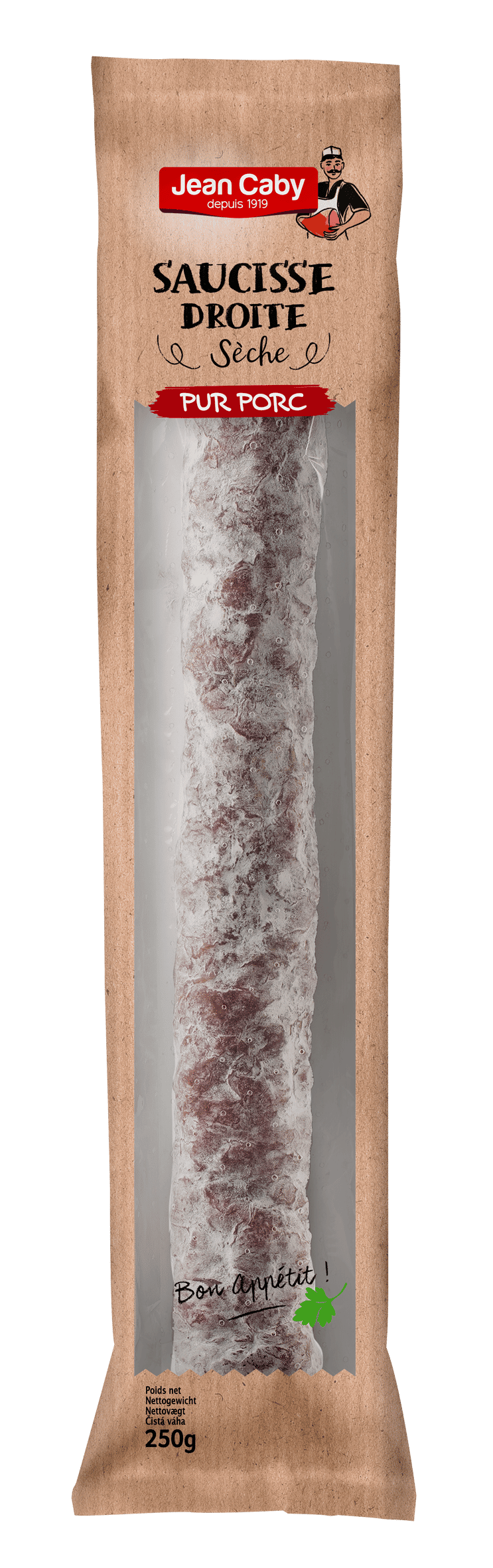 Our straight dried sausage - Jean Caby