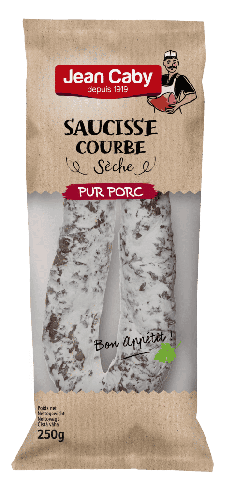 Our curved dried sausage - Jean Caby